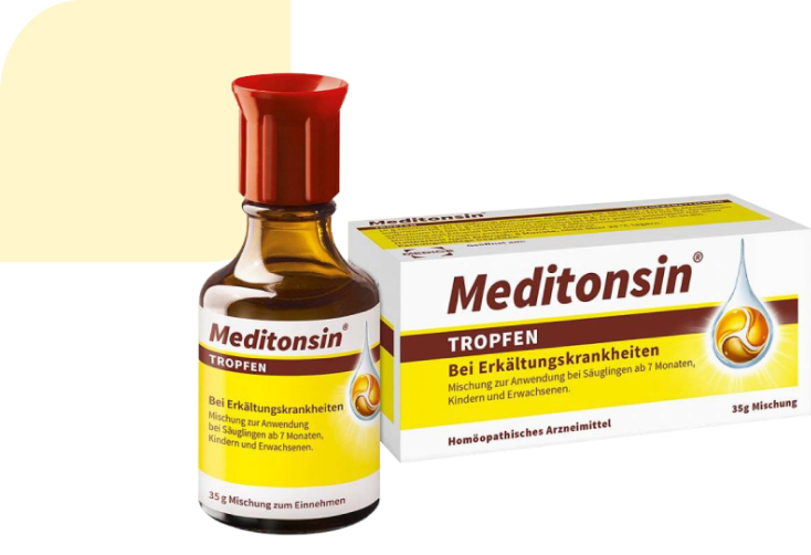 Meditonsin Tropfen und Globuli - Meditonsin bei Erkältung